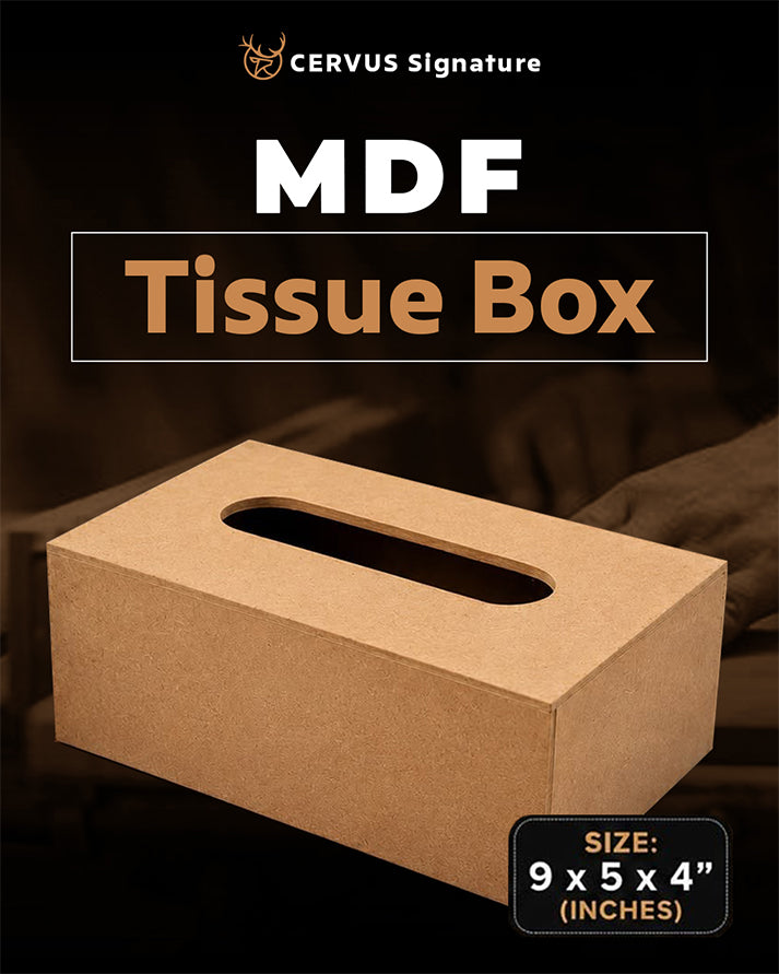 MDF Tissue Box - Premium Quality MDF – Cervus Signature